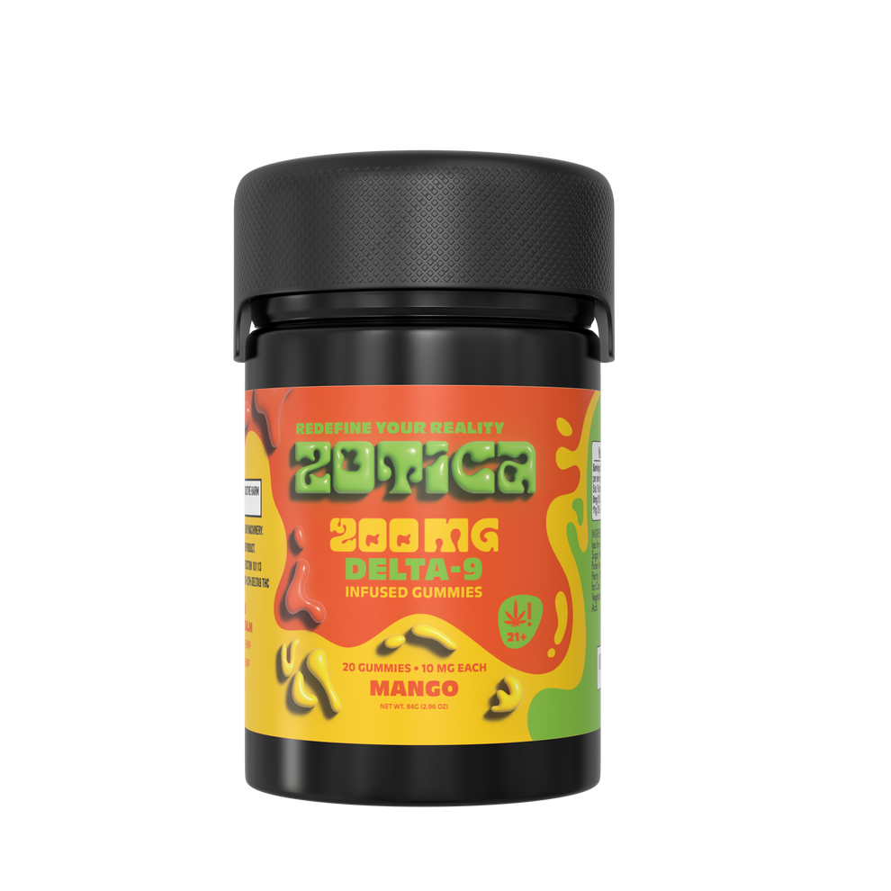 Zotica Delta 9 Mango Gummies - 200mg - Everything 420