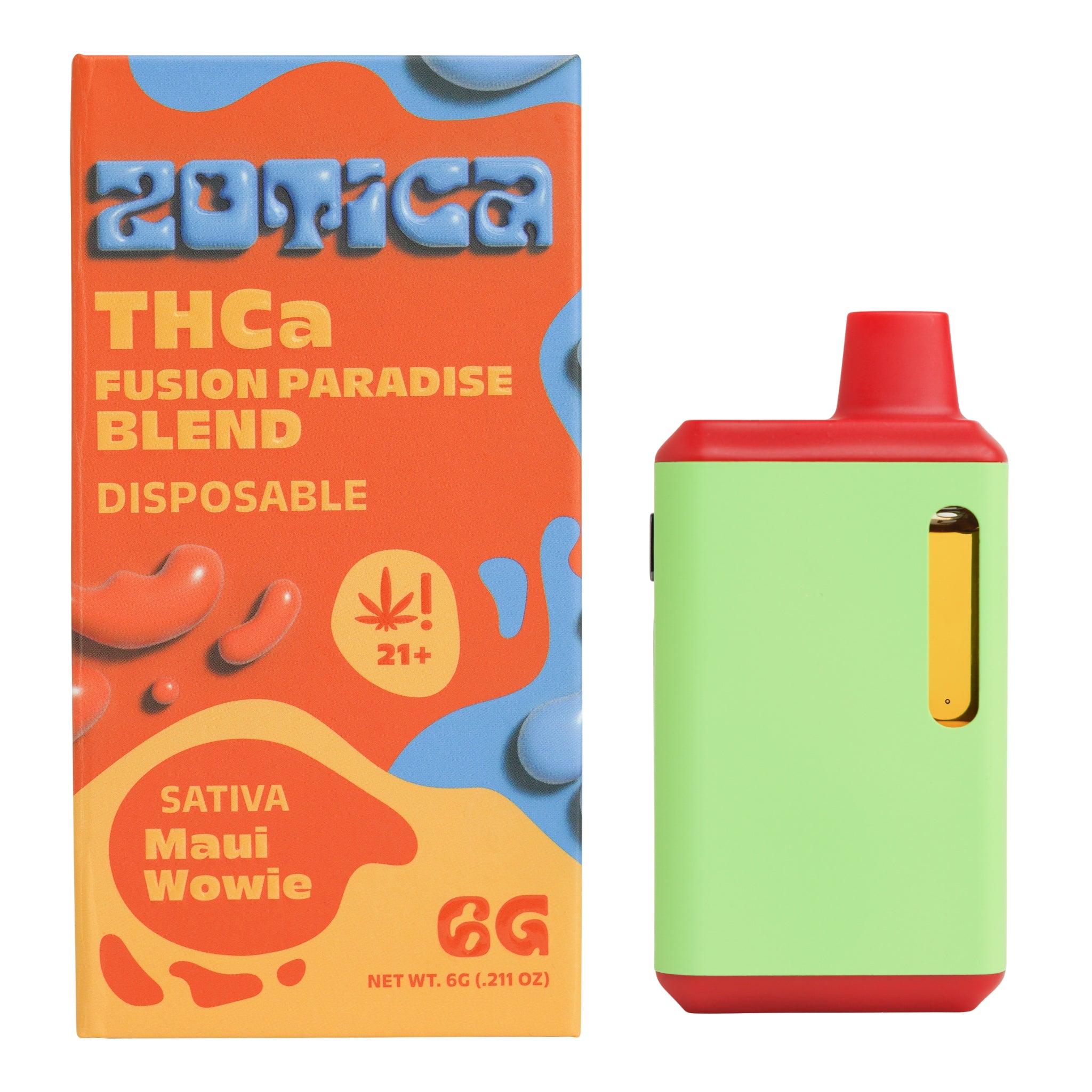 Zotica Digital Display Maui Wowie THC-A Vaporizer - 6000mg - Everything 420