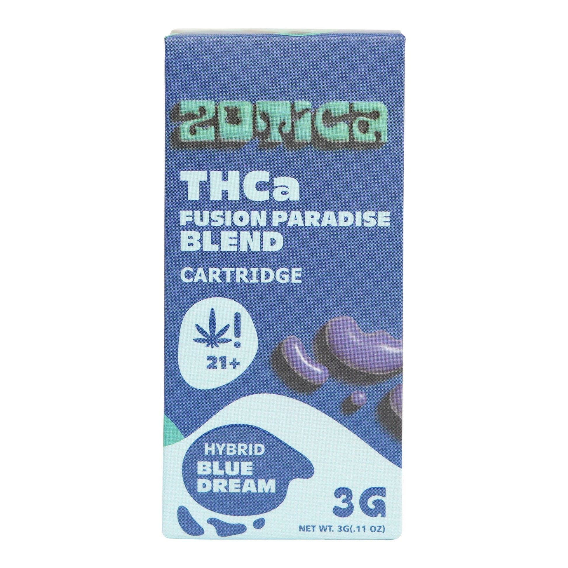 Zotica Paradise Blend Blue Dream THC-A Cartridge - 3000mg - Everything 420