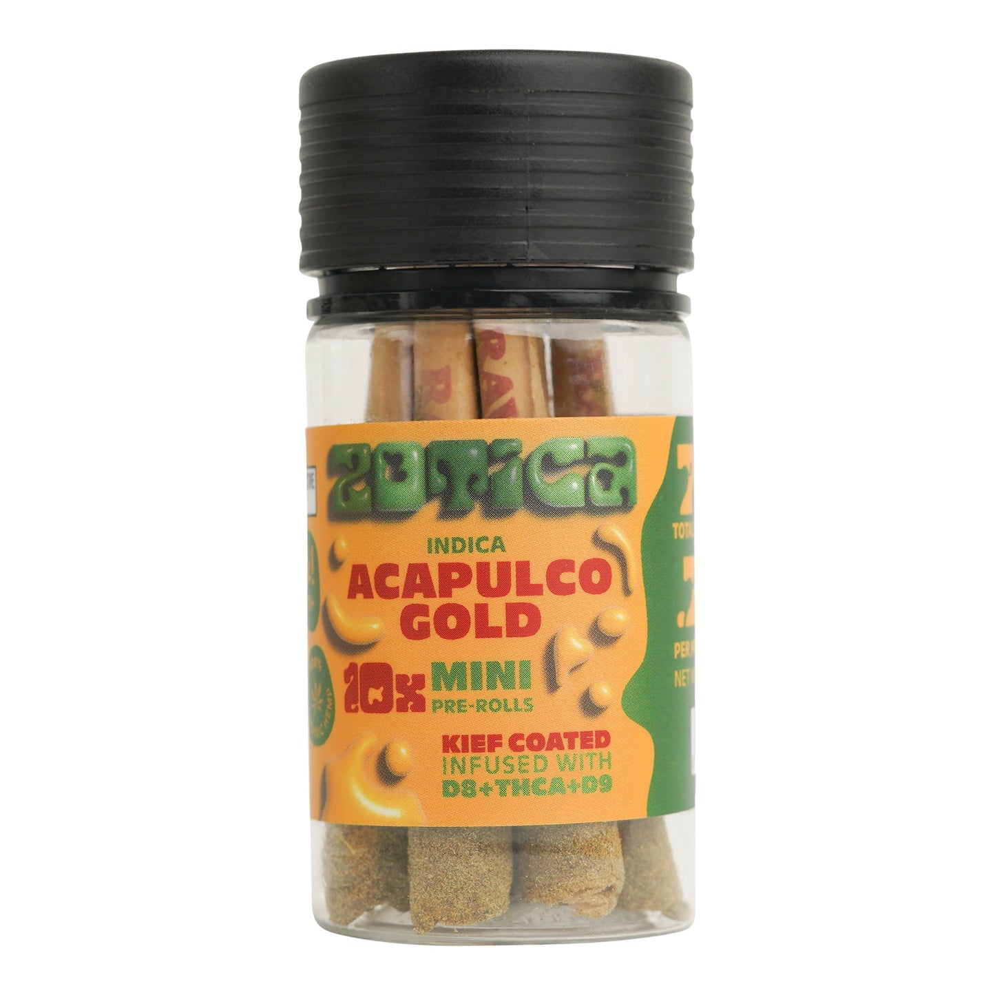 Zotica THC-A Blend Kief Acapulco Gold Mini Pre-Rolls - 10ct ...