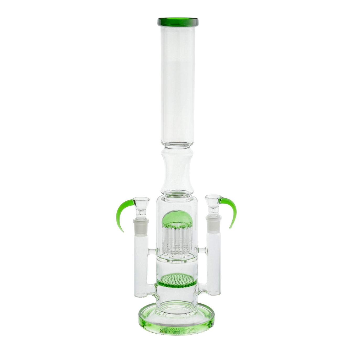 2 Bowl Trophy Bong - 19in - Everything 420