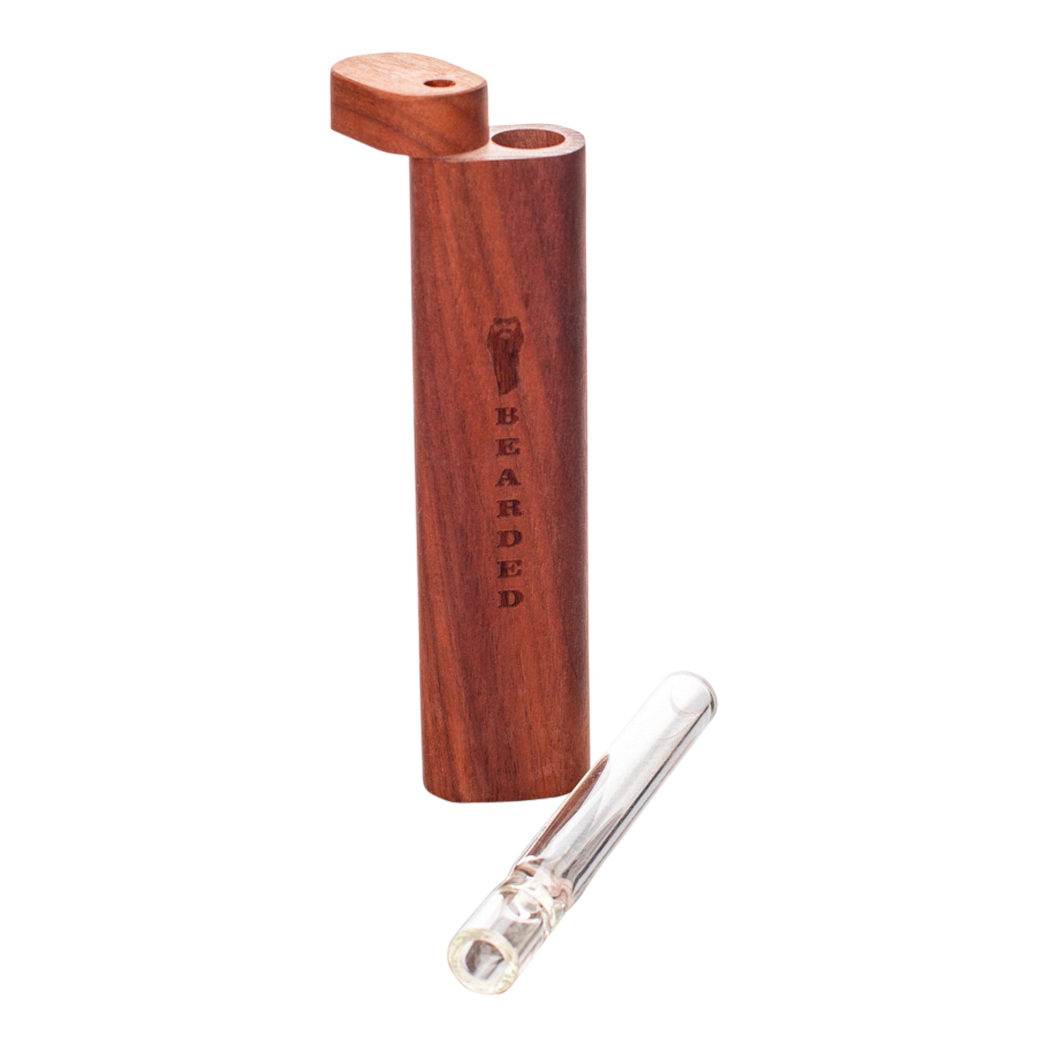 Bearded Wood Chillum Case - 4in - Everything 420