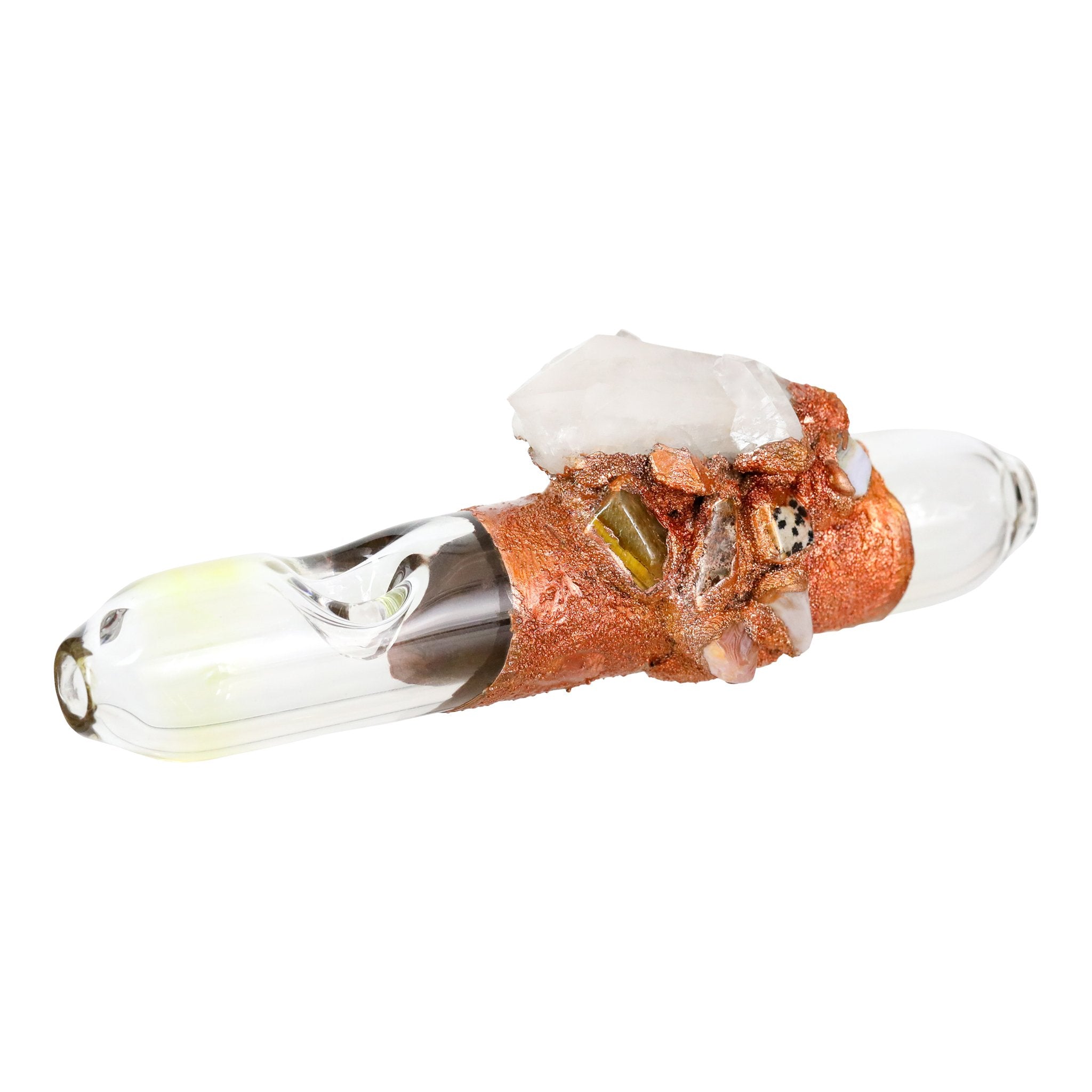 Cherry Glass Stone Steamroller - 6.5in - Everything 420