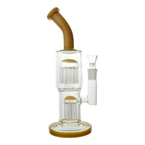 Colored Double Barrel Bong - 12in - Everything 420