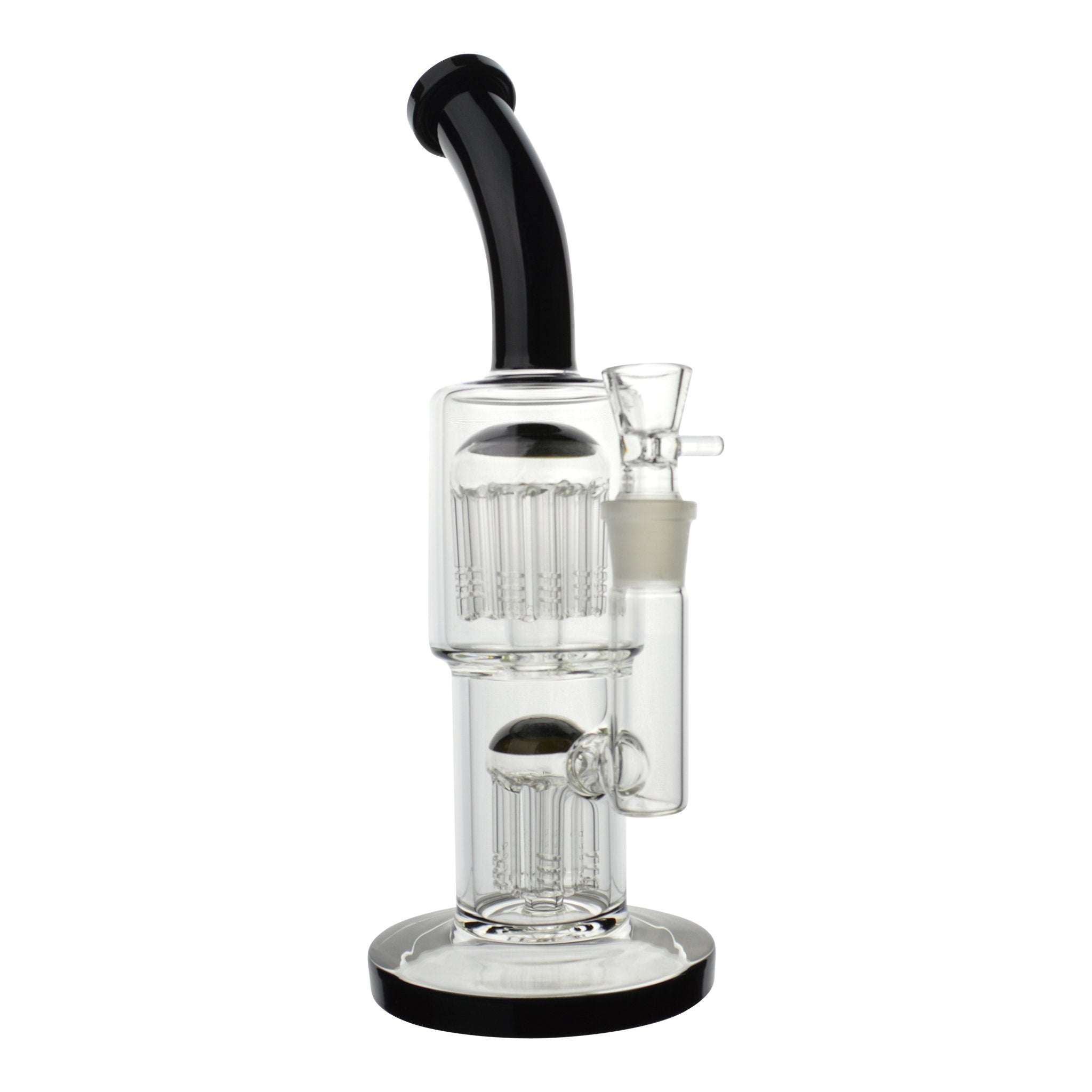 Colored Double Barrel Bong - 12in - Everything 420