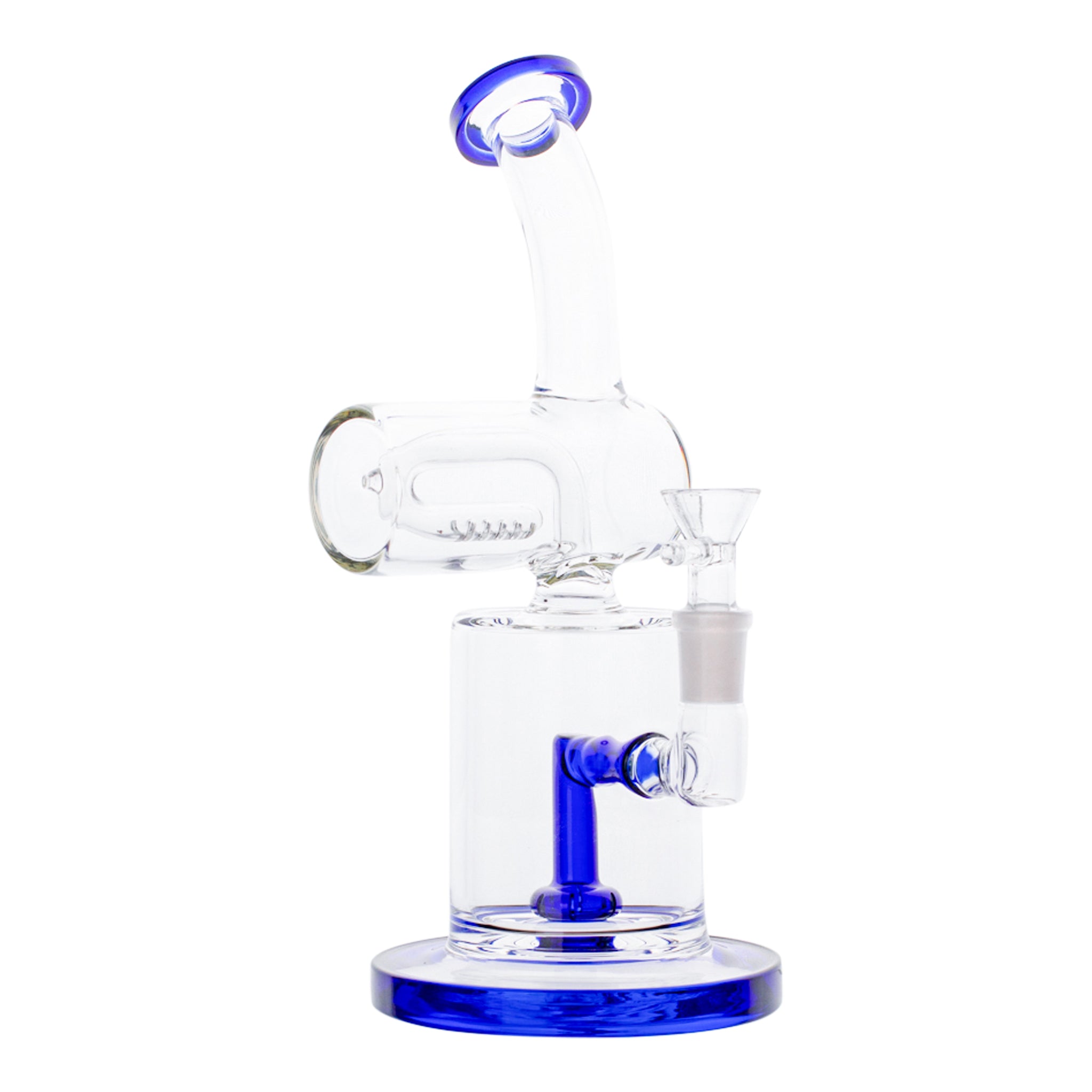 Colored Tip Inline Perc Bong - 10in - Everything 420