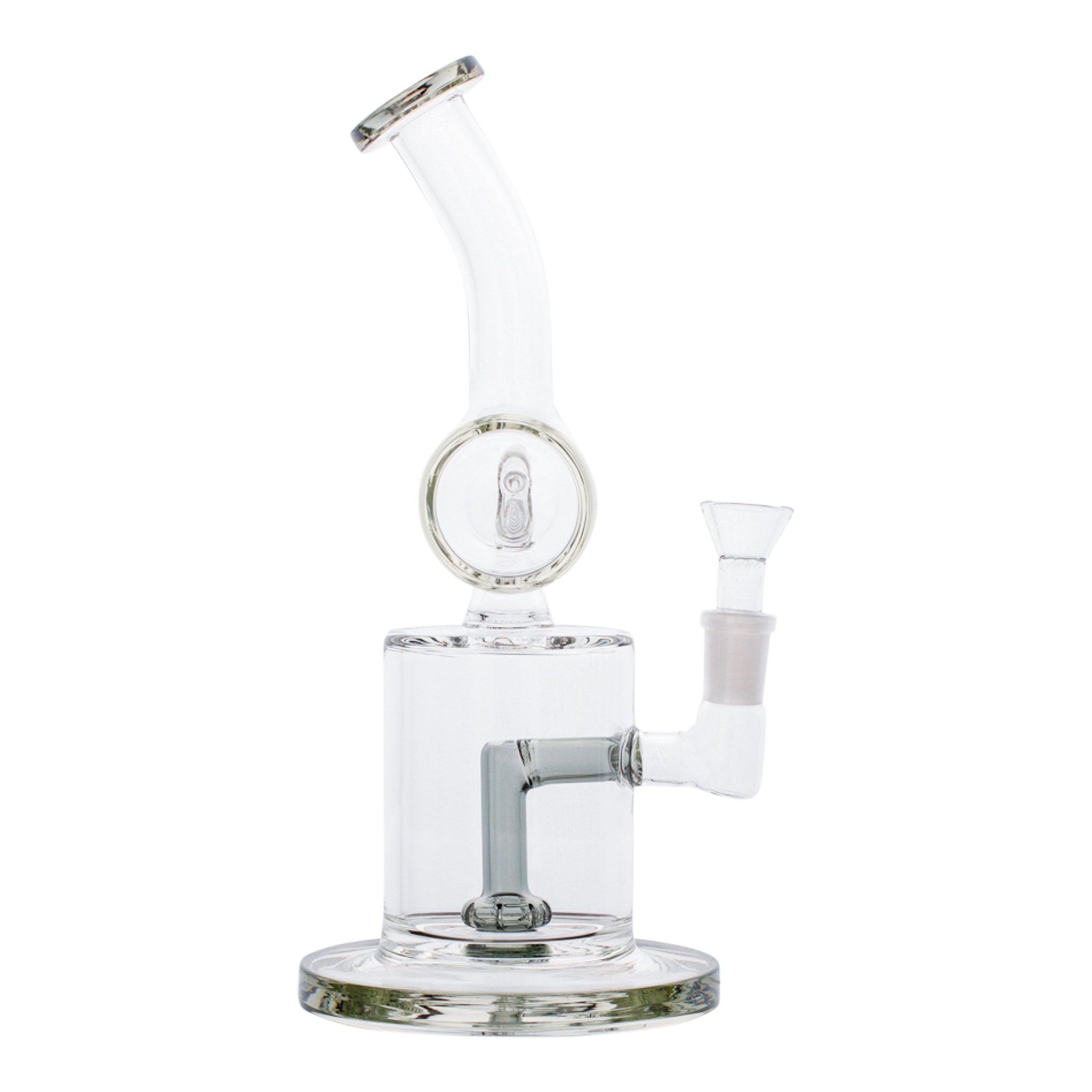 Colored Tip Inline Perc Bong - 10in - Everything 420