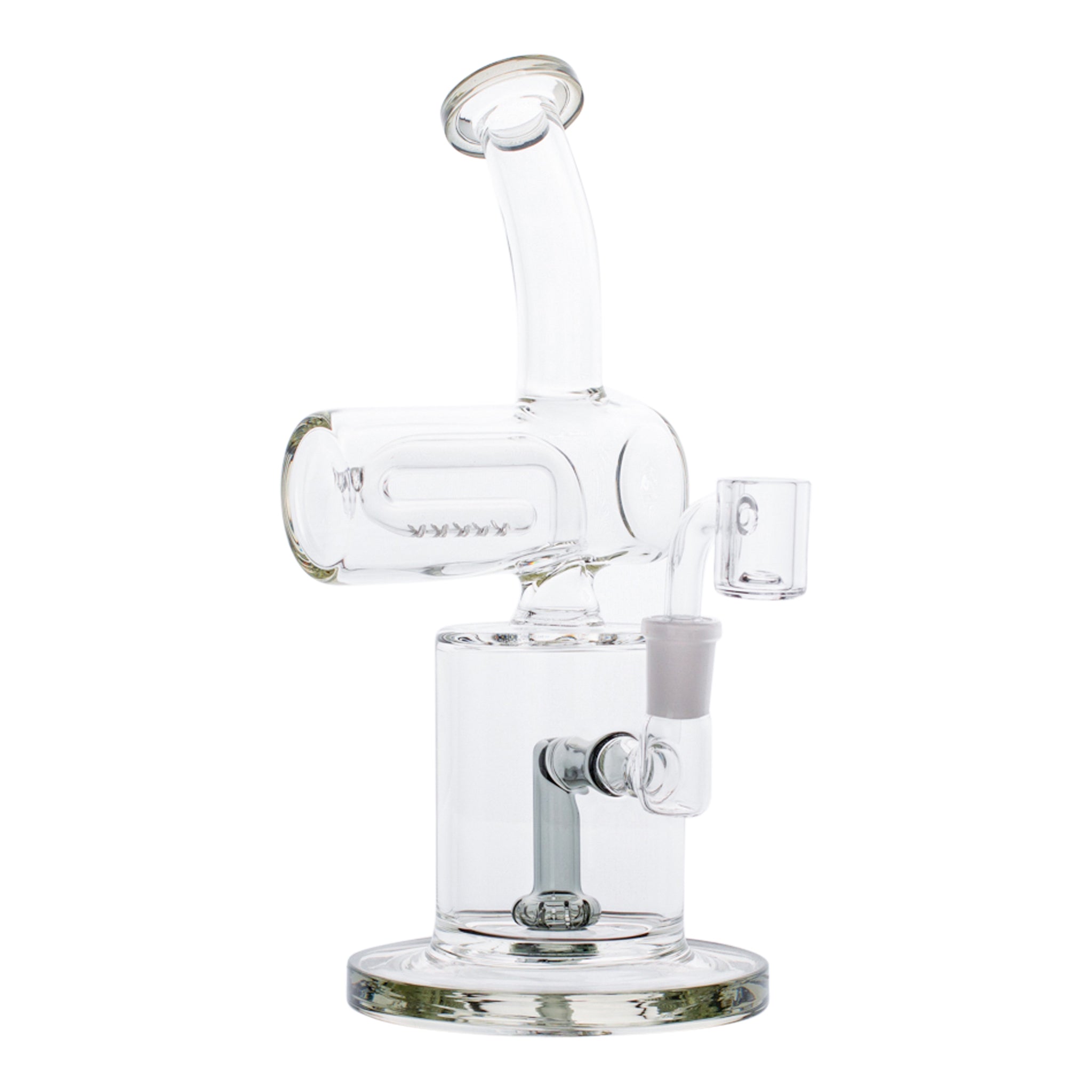Colored Tip Inline Perc Bong - 10in - Everything 420