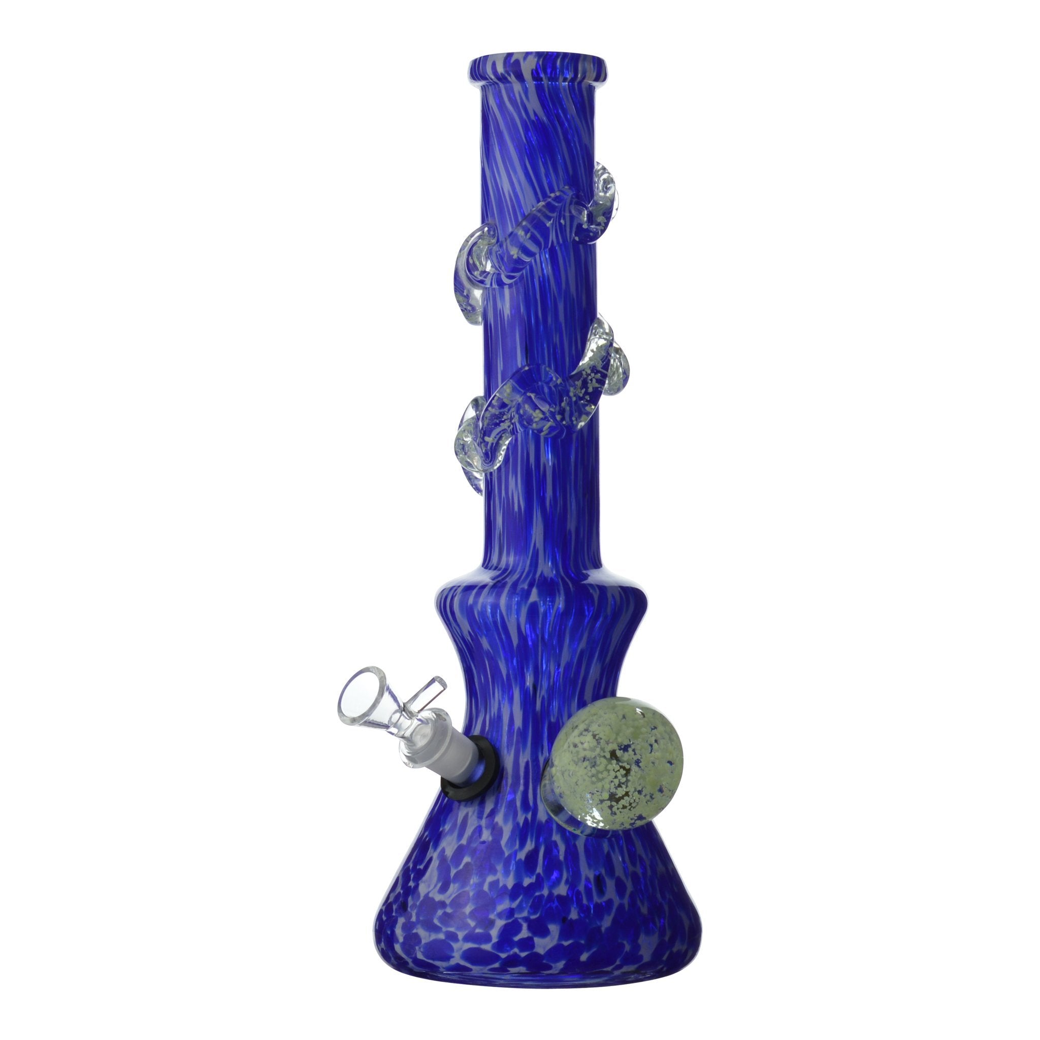 Dappled Sphere Beaker Bong - 14in - Everything 420