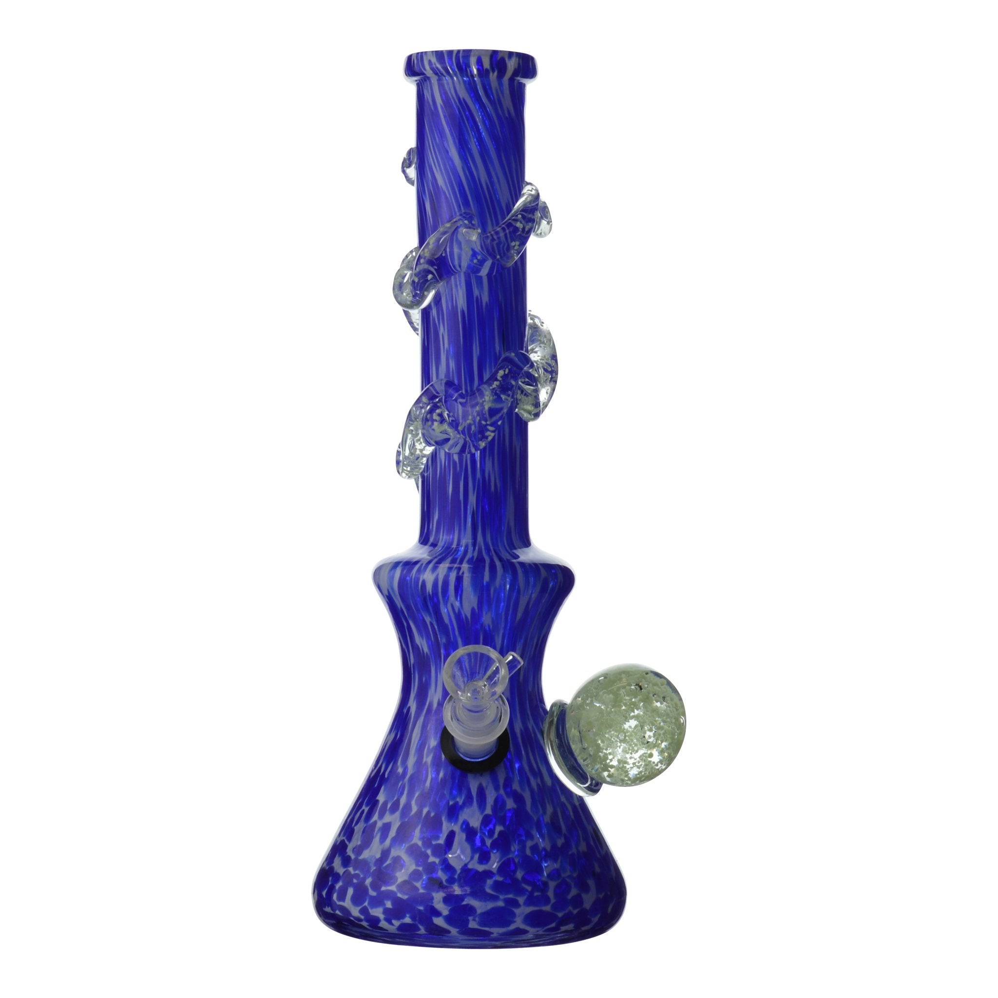 Dappled Sphere Beaker Bong - 14in - Everything 420