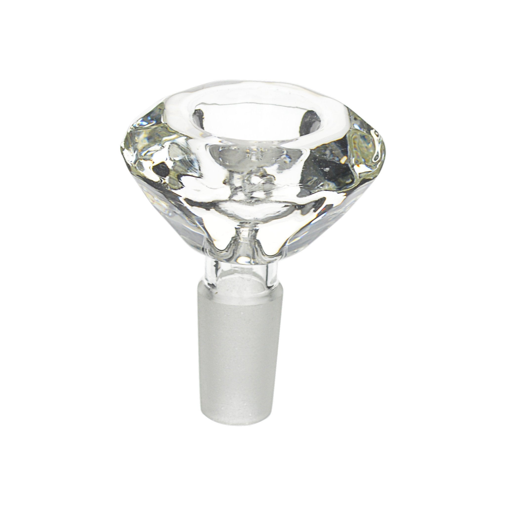Diamond Shaped Glass Male Bowl - Everything 420