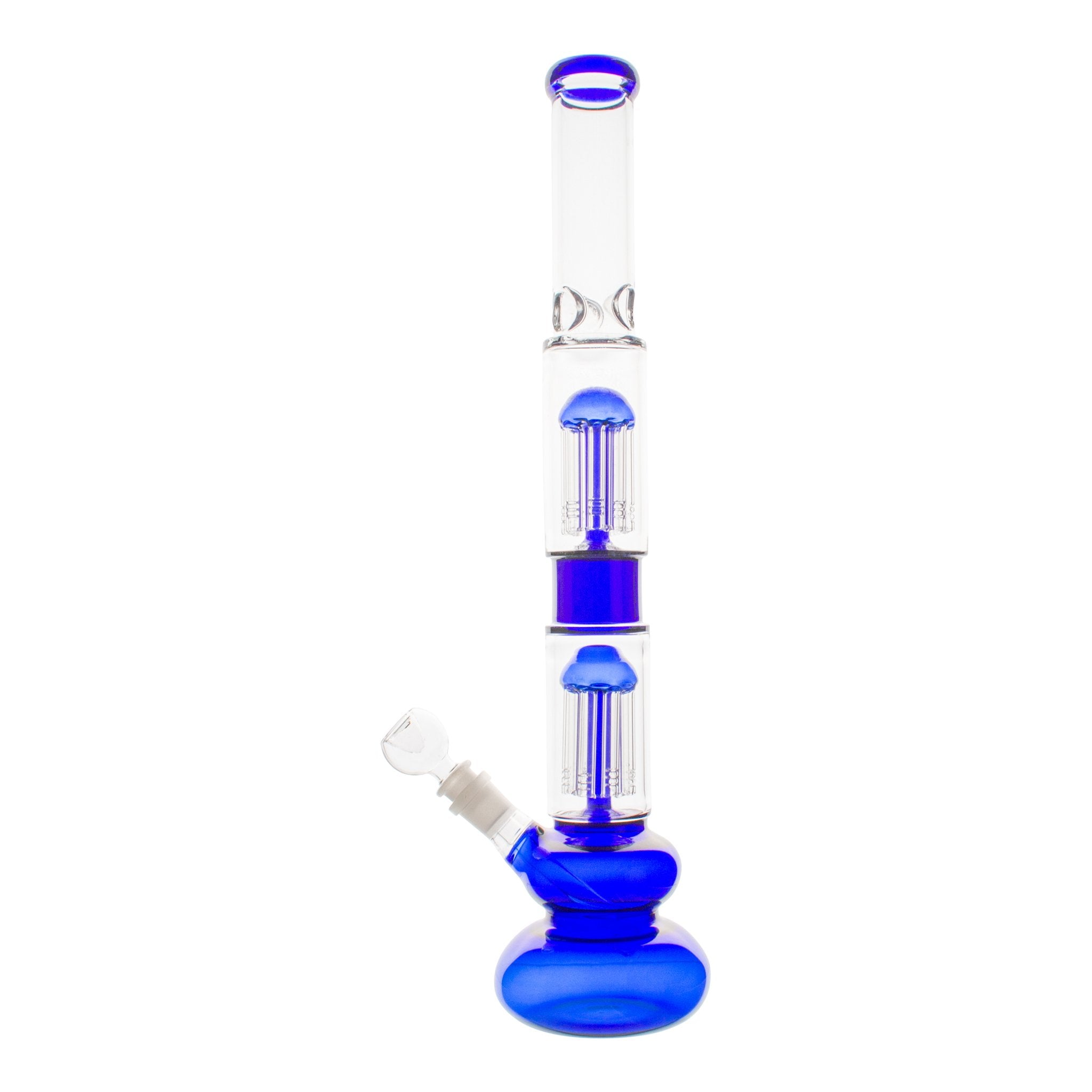 Double Jelly Fish Bong - 18in - Everything 420