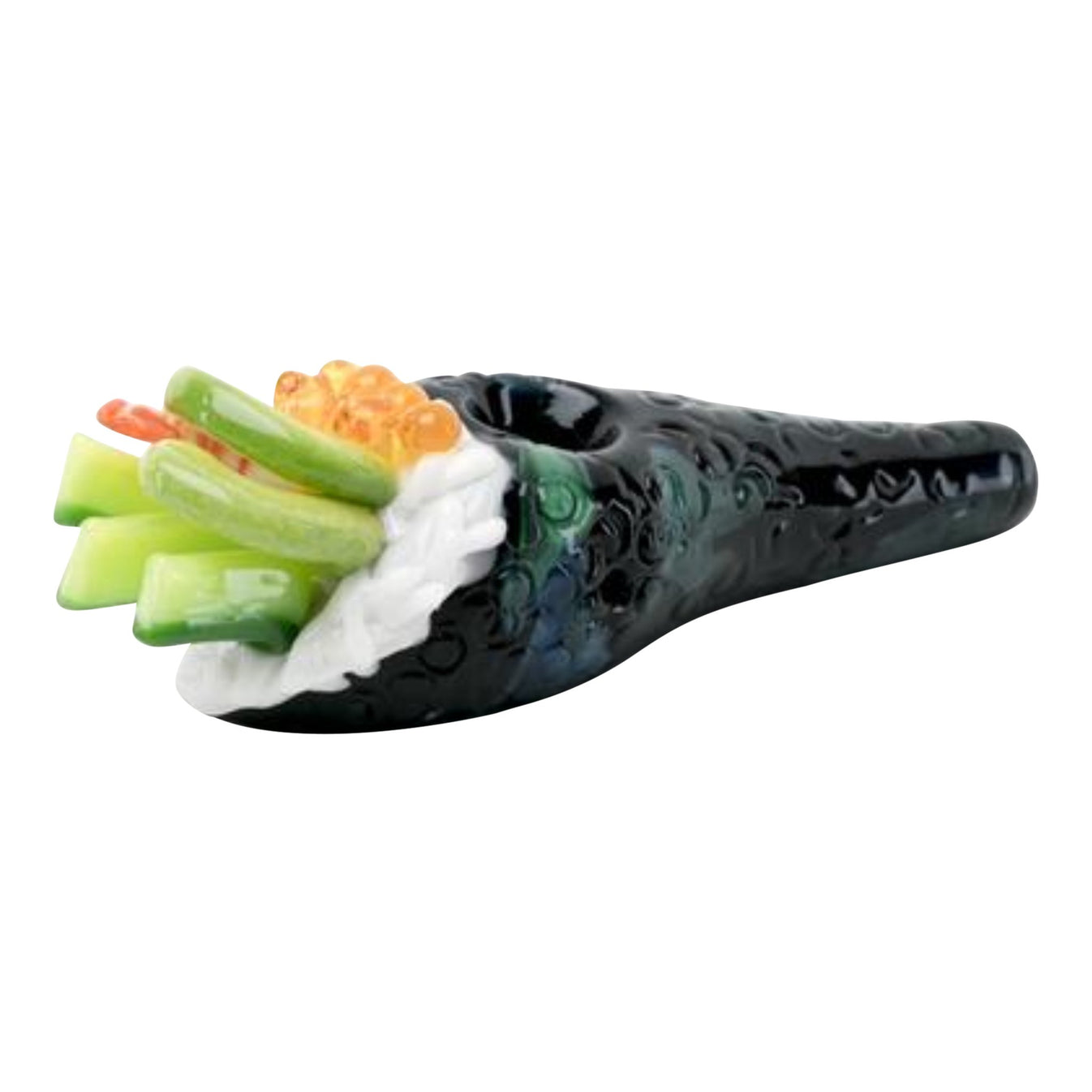 Empire Glassworks Shrimp Hand Roll Sushi Hand Pipe - 6in - Everything 420