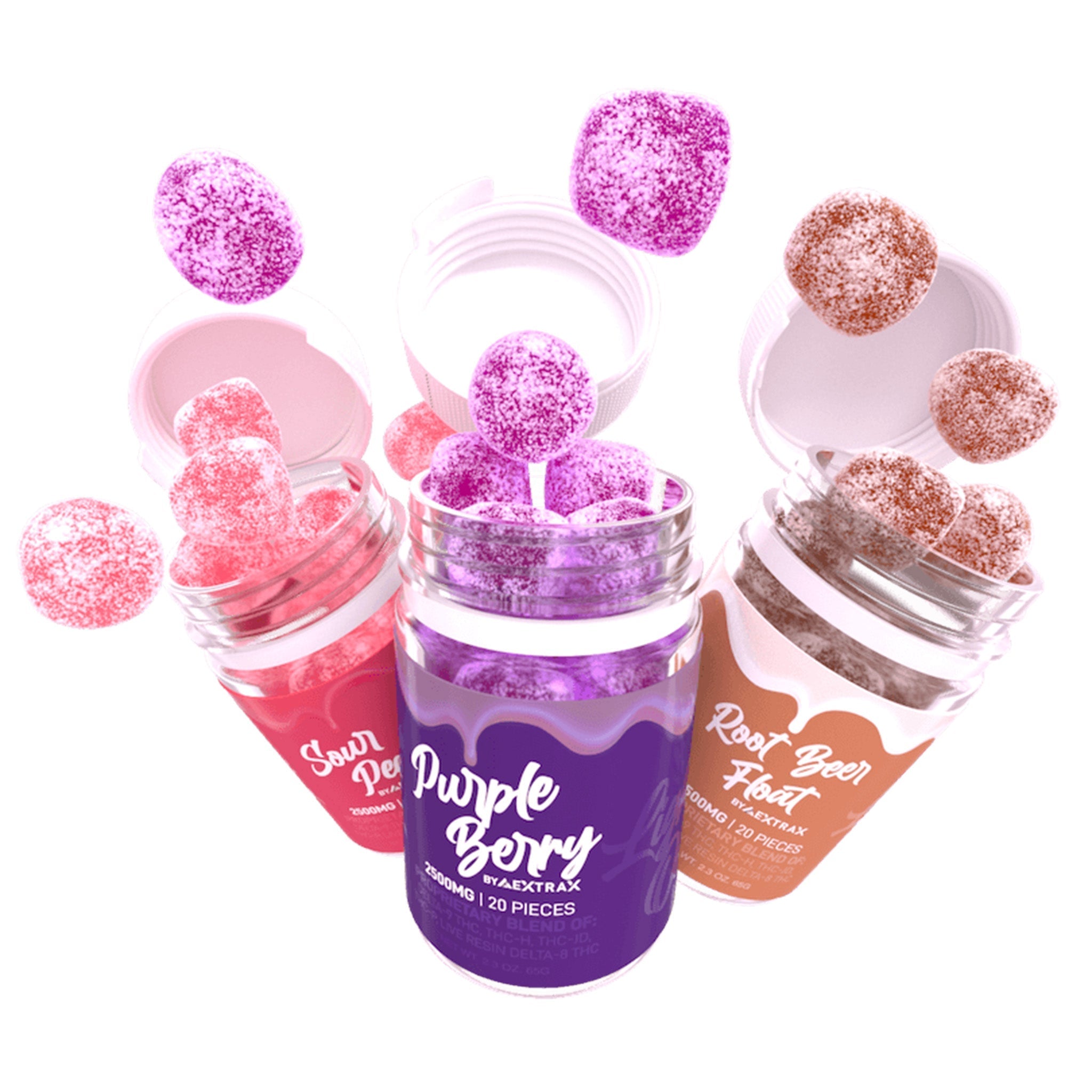 Extrax Lights Out THCh + THCjd Gummies - 3500mg - Everything 420