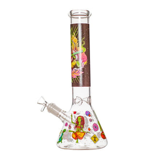 Glow In The Dark Space Alien Bong - 14in - Everything 420
