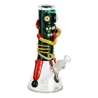 Glowing Mythical Protector Bong - 12.5in - Everything 420