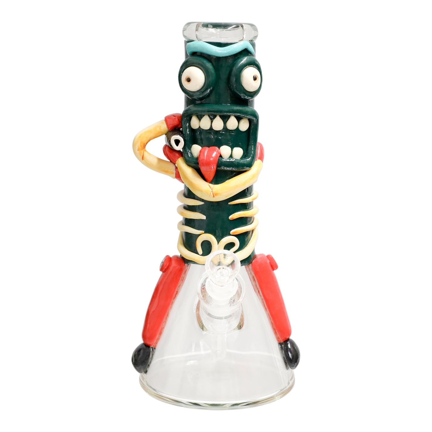 Glowing Mythical Protector Bong - 12.5in - Everything 420