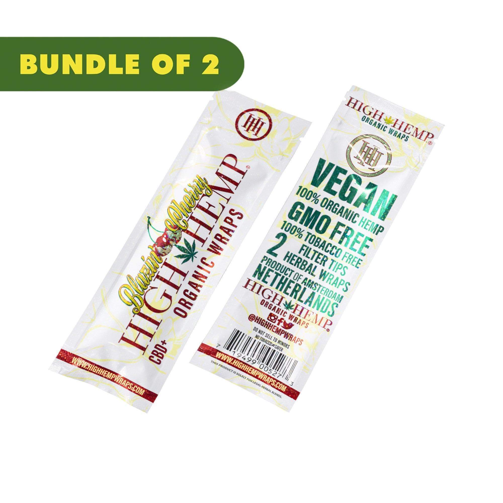 High Hemp Organic Wraps - 2 Pack - Everything 420
