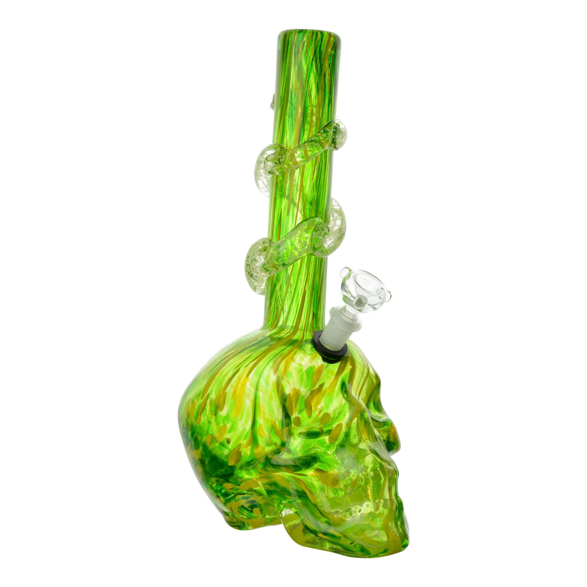Large Dappled Skull Bong - Everything 420