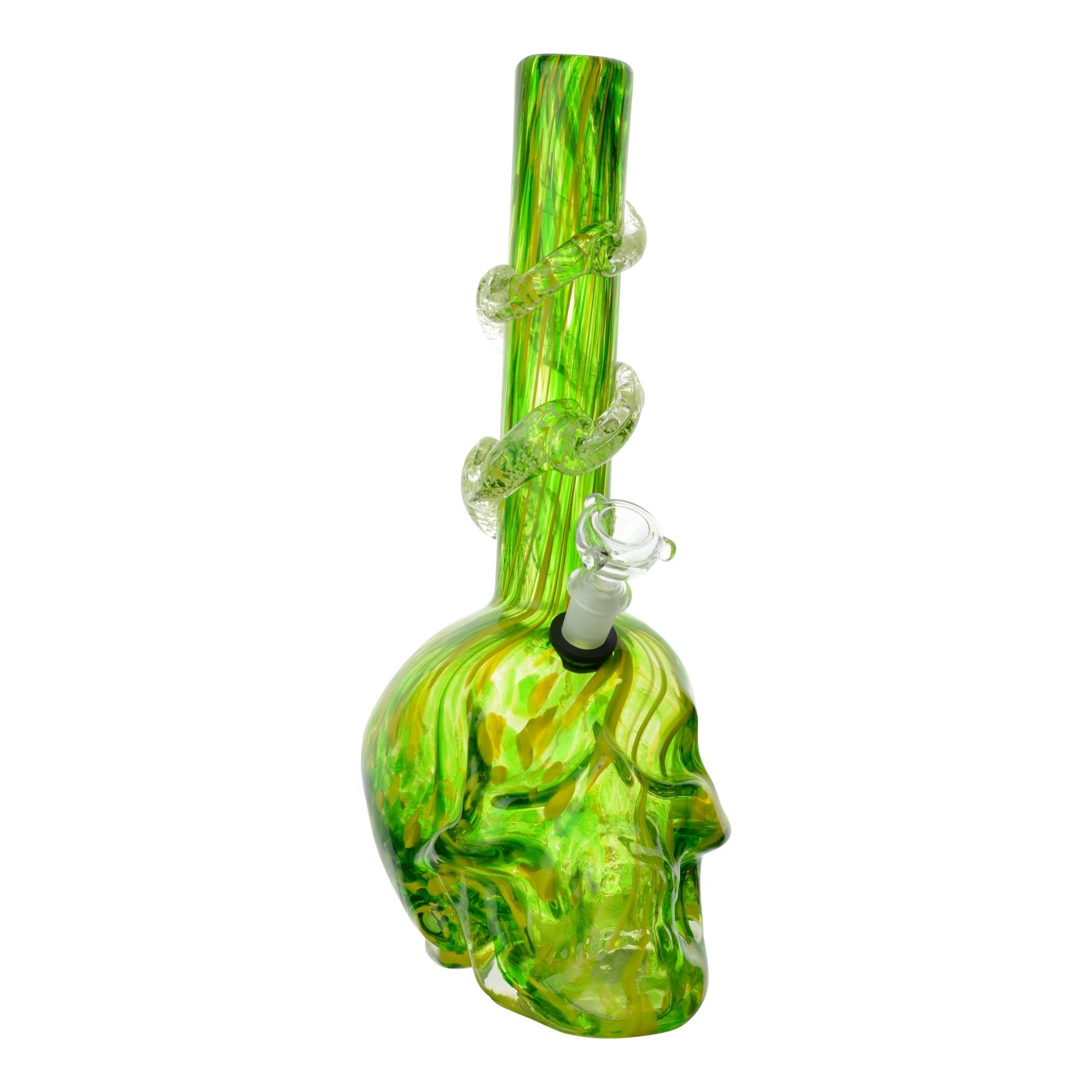 Large Dappled Skull Bong - Everything 420