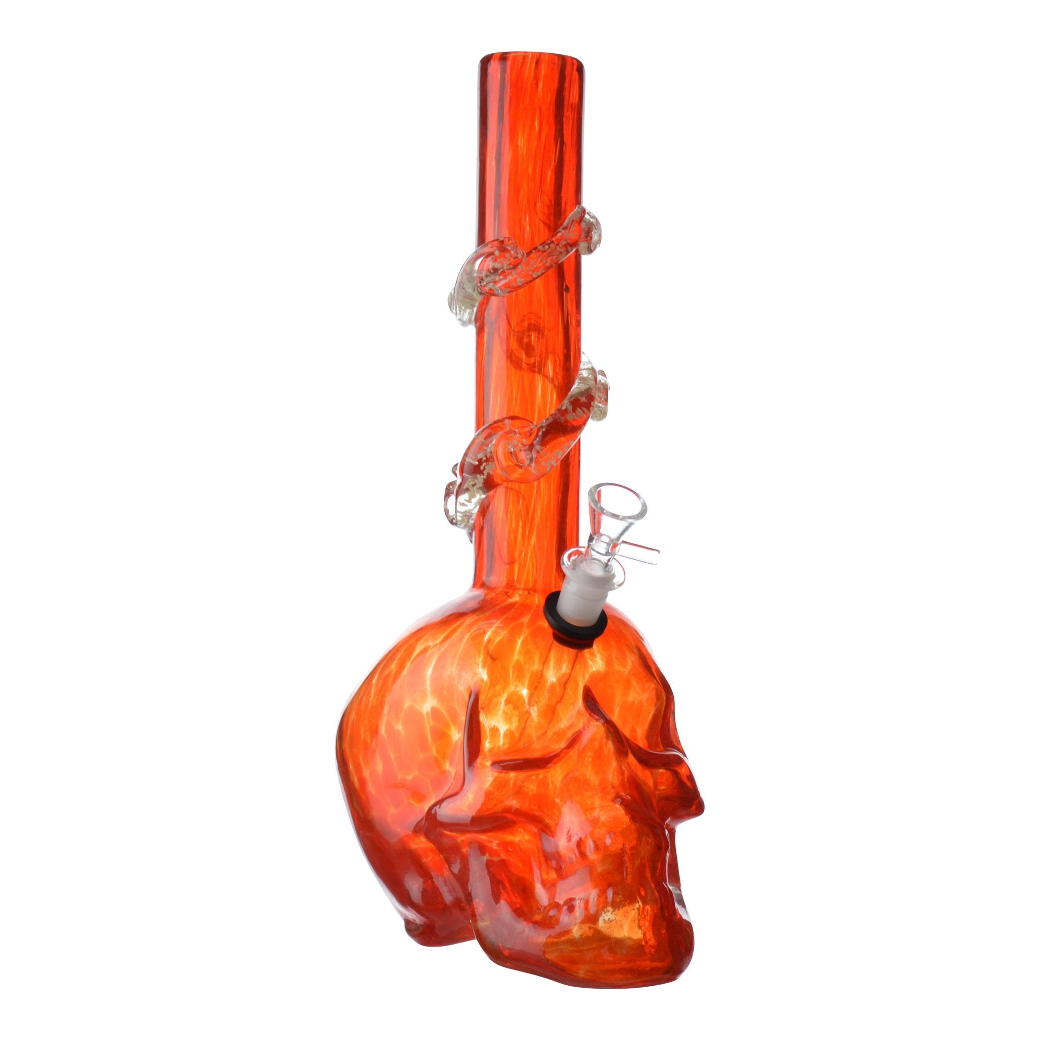 Large Dappled Skull Bong - Everything 420