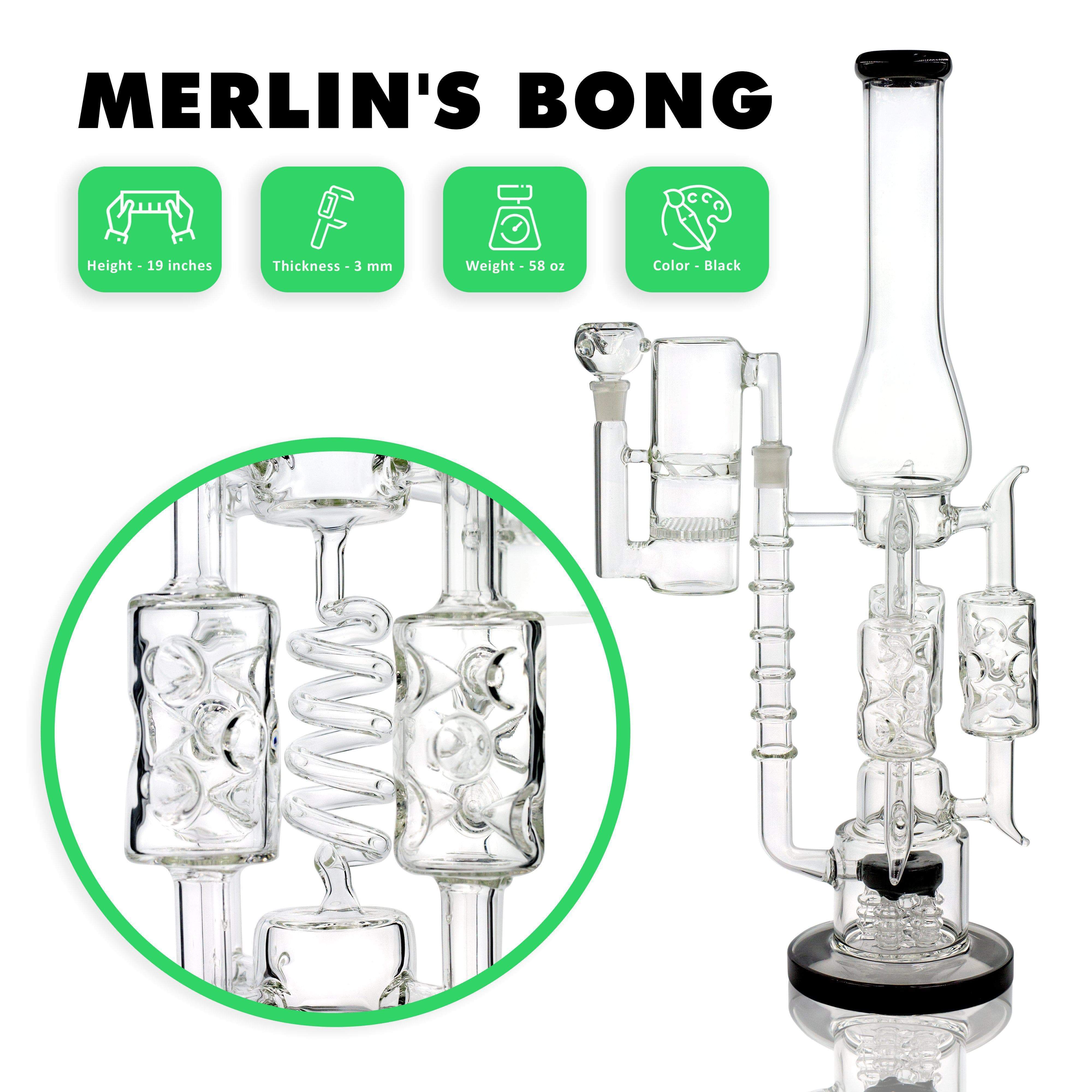 Merlins Bong - 19in - Everything 420