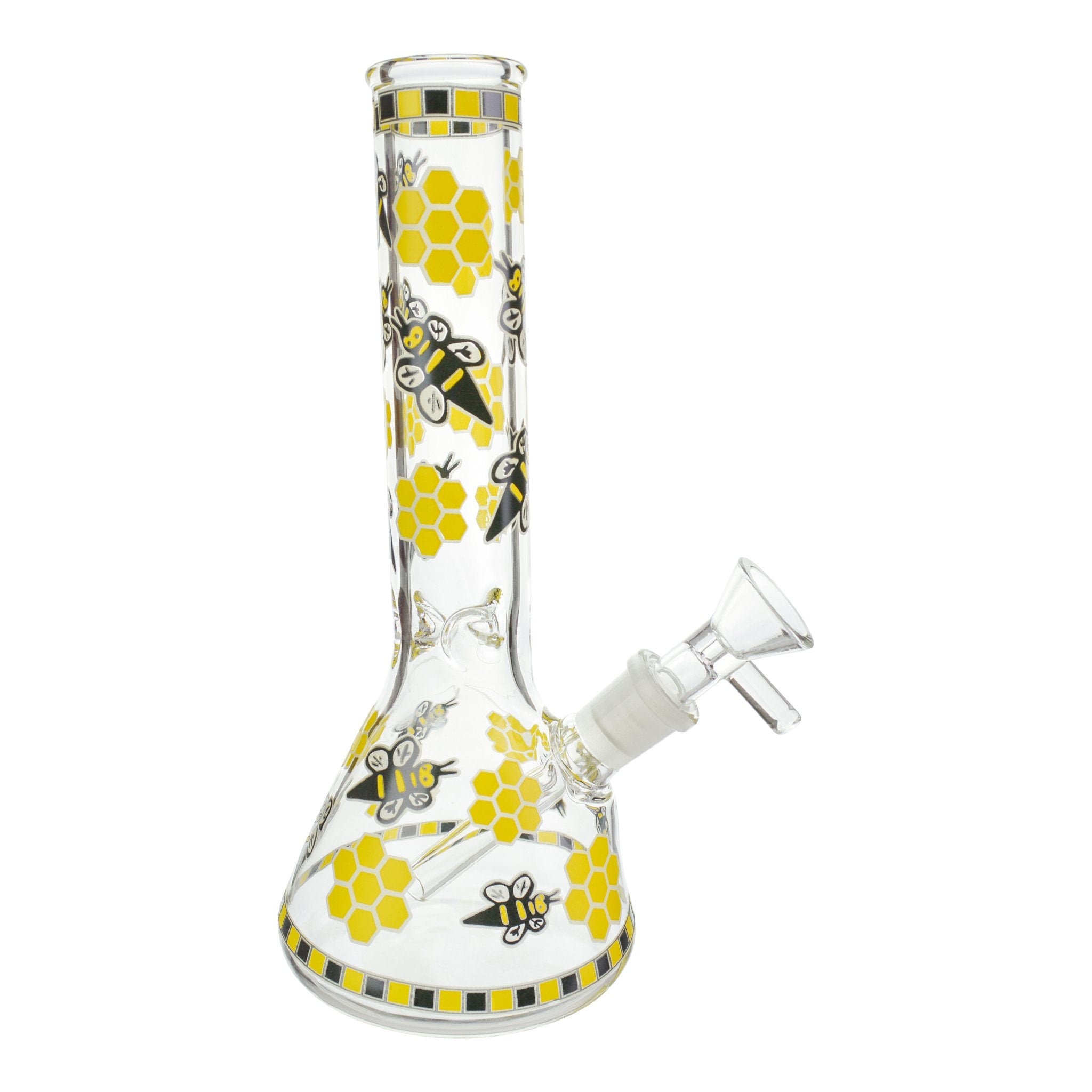 Mini Glowing Honey Bee Bong - 8in - Everything 420