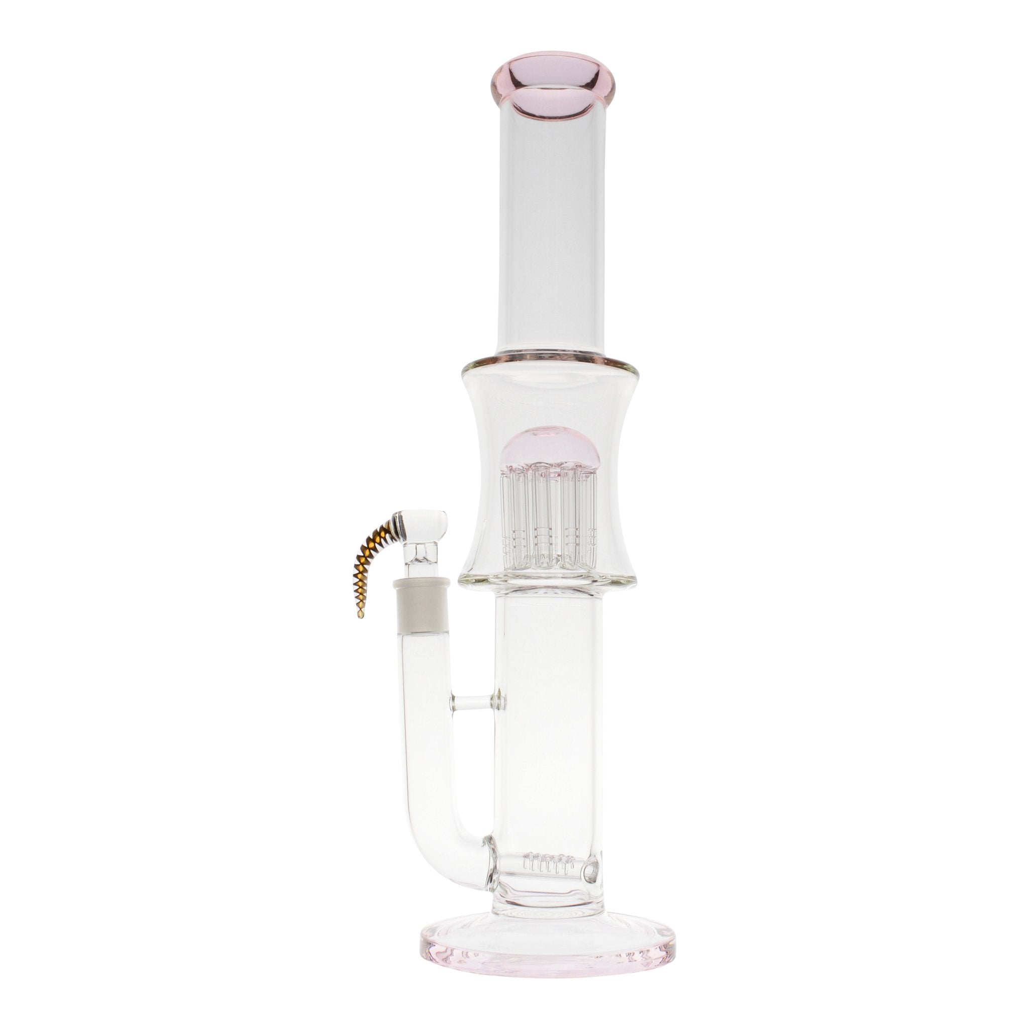 Pink Center Gravity Tree Perc Bong - 16in - Everything 420