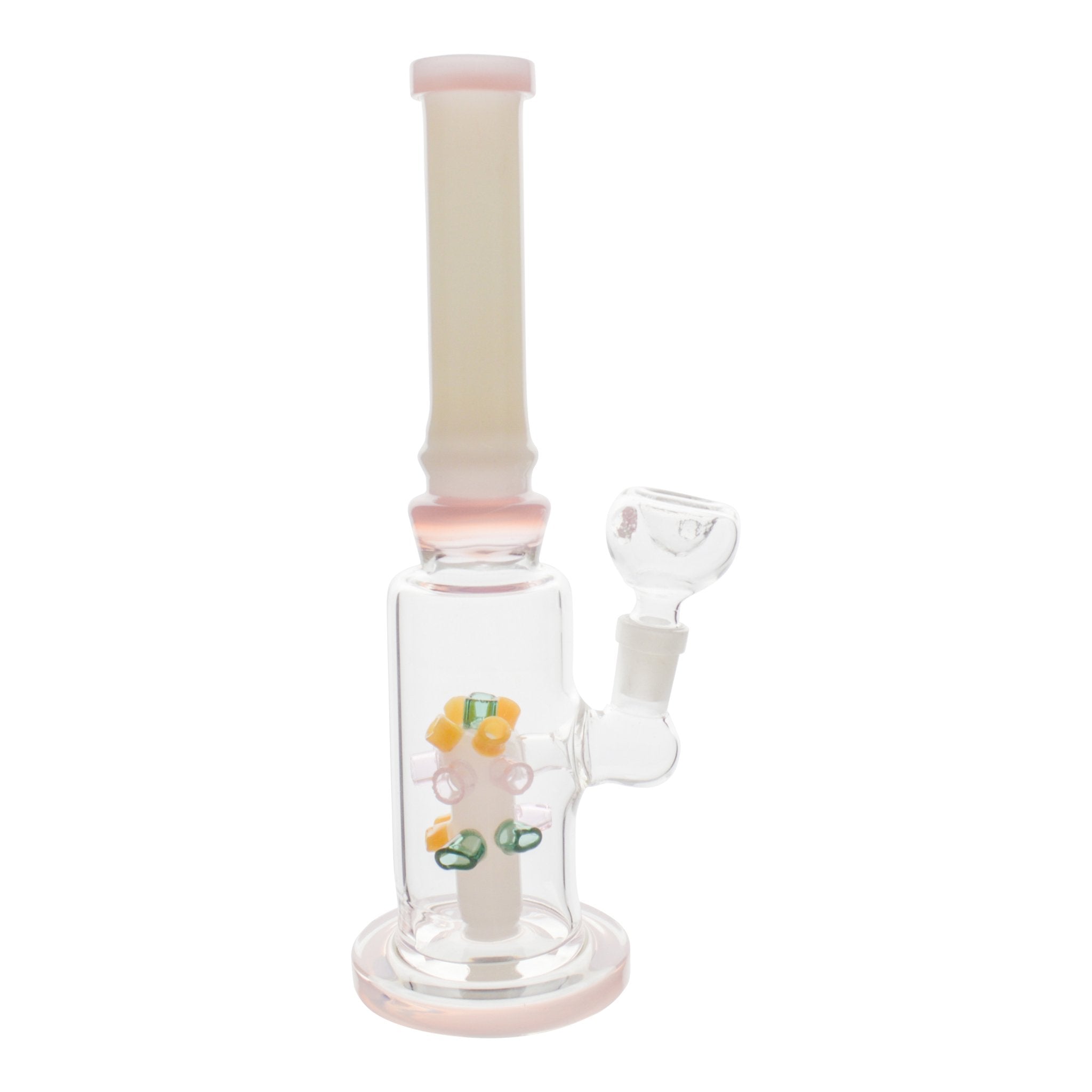 Pink Lite Brite Perc Bong - 10in - Everything 420