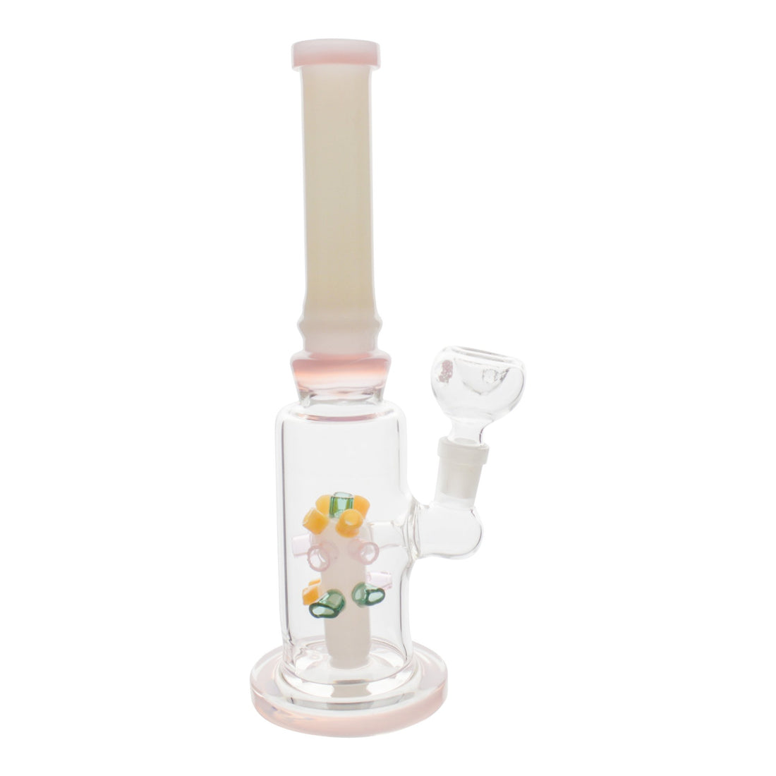 Pink Lite Brite Perc Bong - 10in - Everything 420