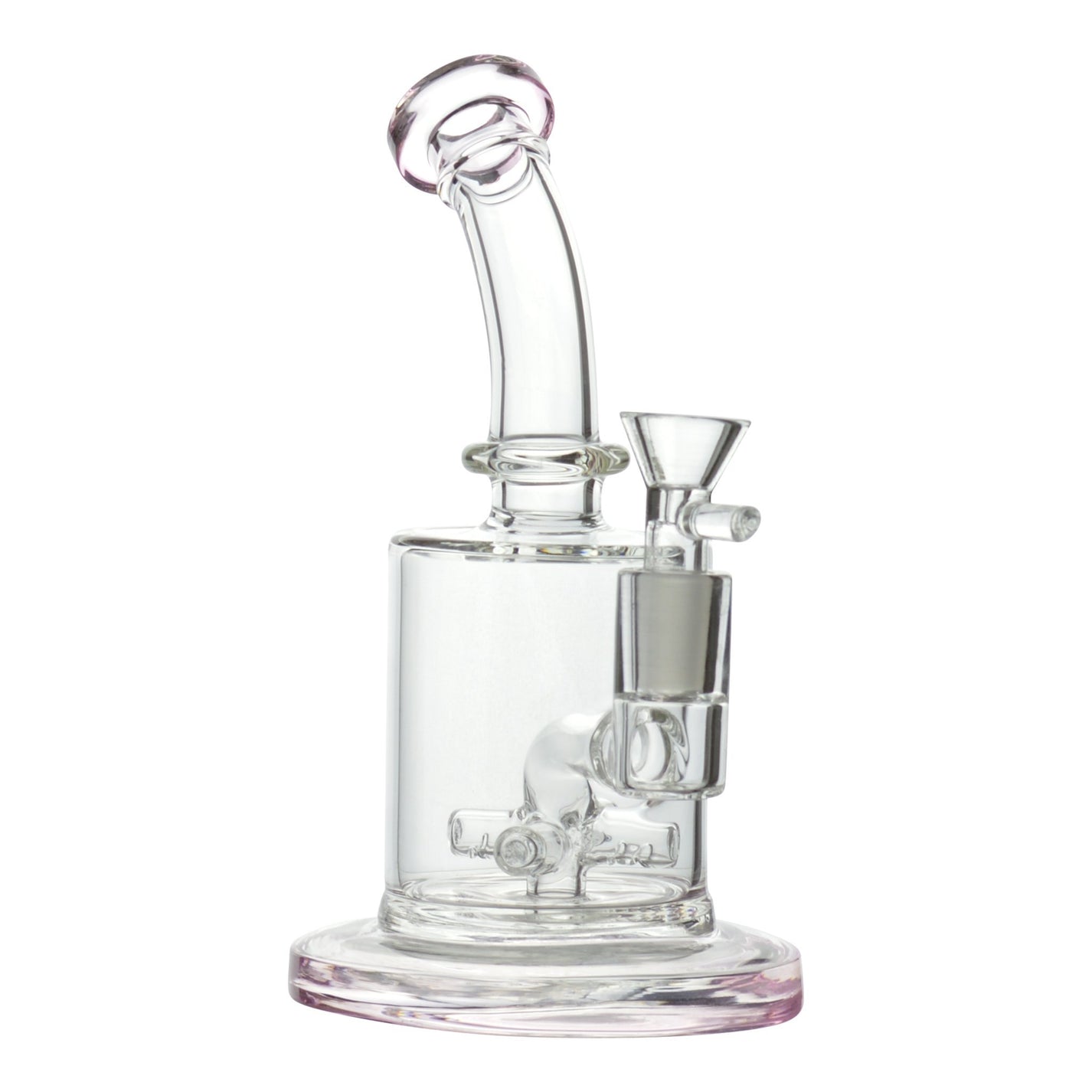 Pink Nano Inline Percolator - 8 inches - Everything 420