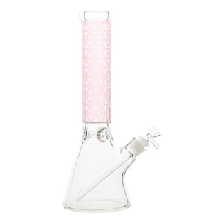Pink Tangent Triangle Bong - 14in - Everything 420