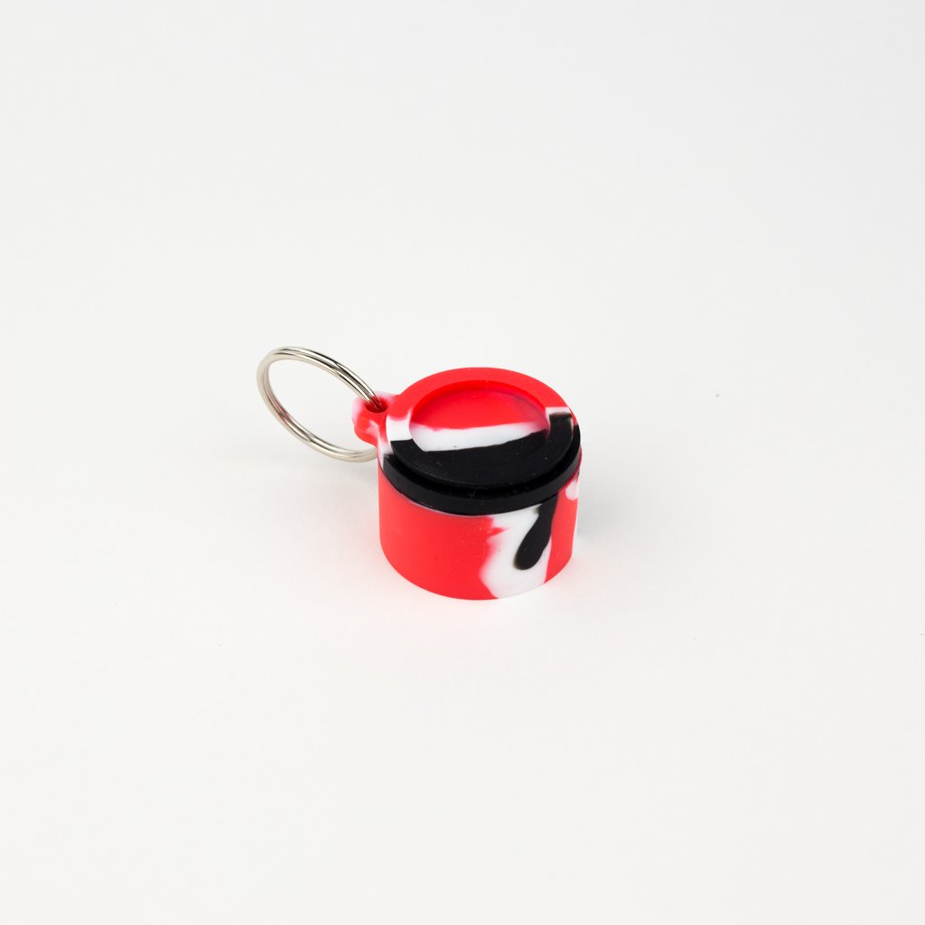 Round Silicone Keychain Wax Container - Everything 420