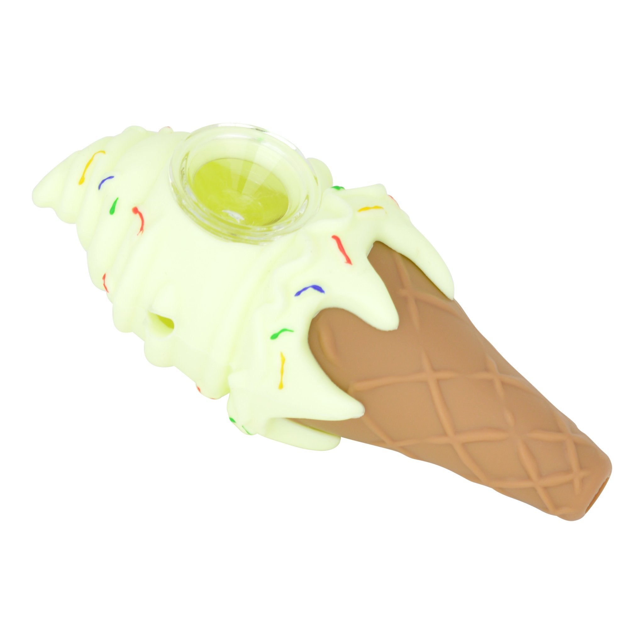Silicone Ice Cream Cone Pipe - 5in - Everything 420