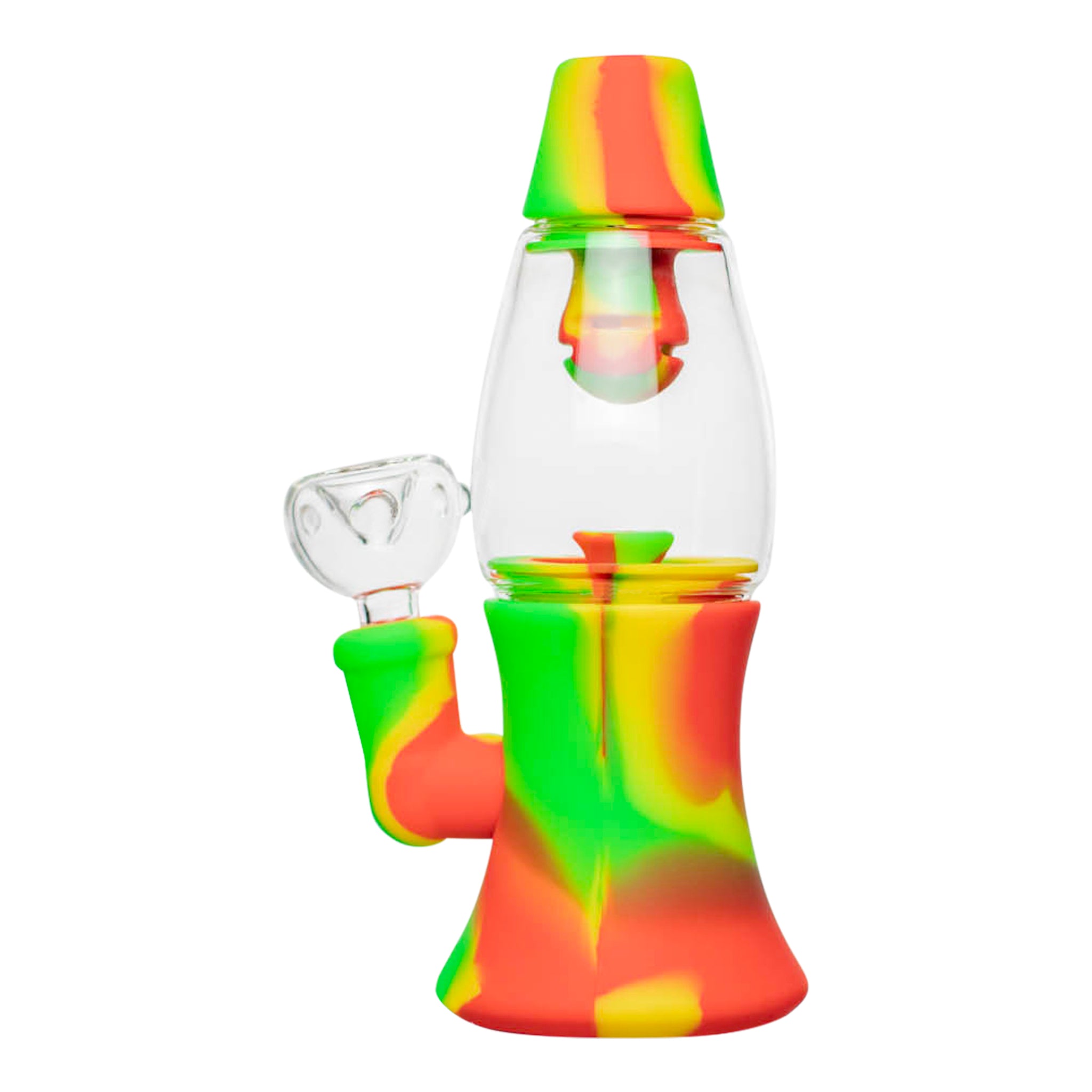 Silicone Lava Lamp Bong - 7in - Everything 420