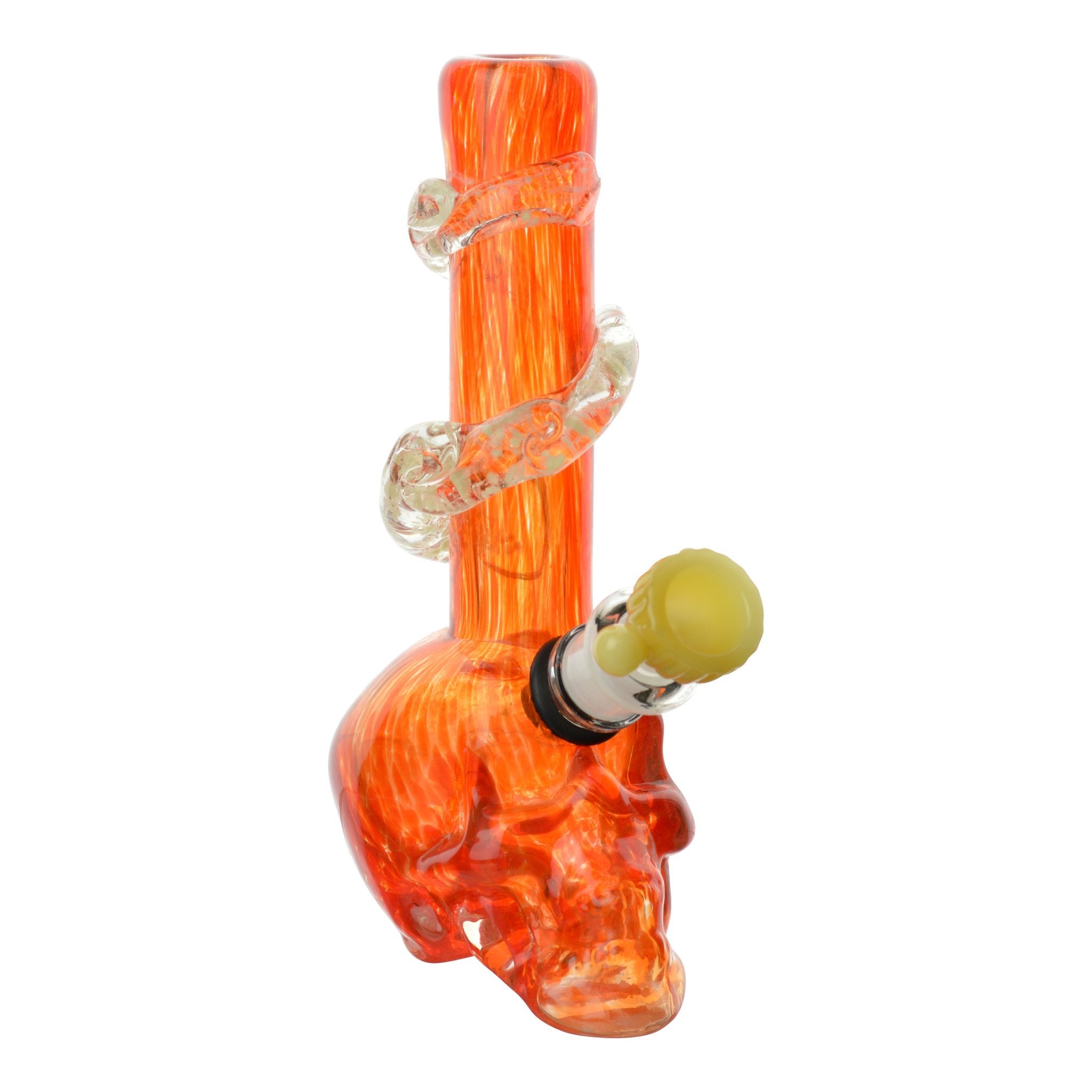 Small Dappled Skull Bong - 8in - Everything 420