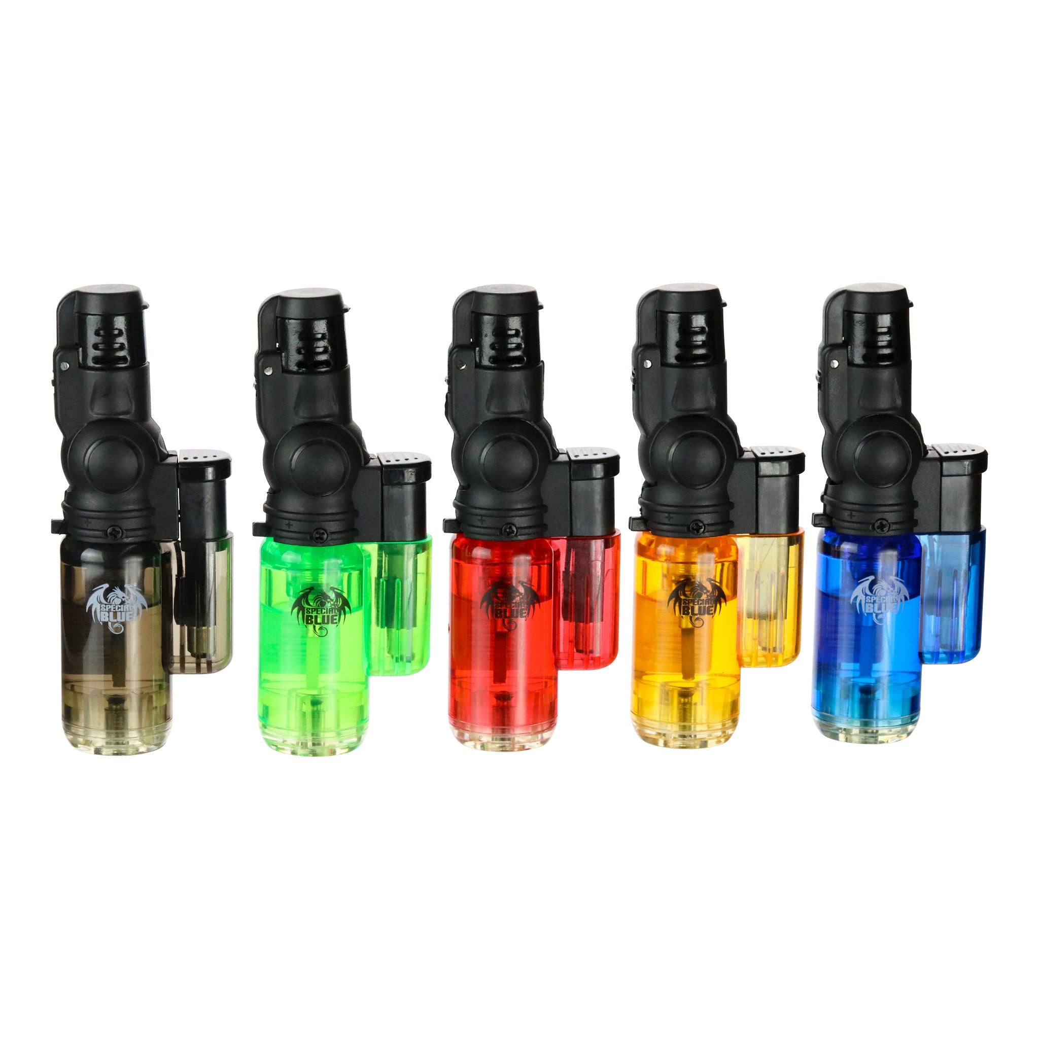 Special Blue Mini Turbo Butane Torch Lighter - 4in - Everything 420
