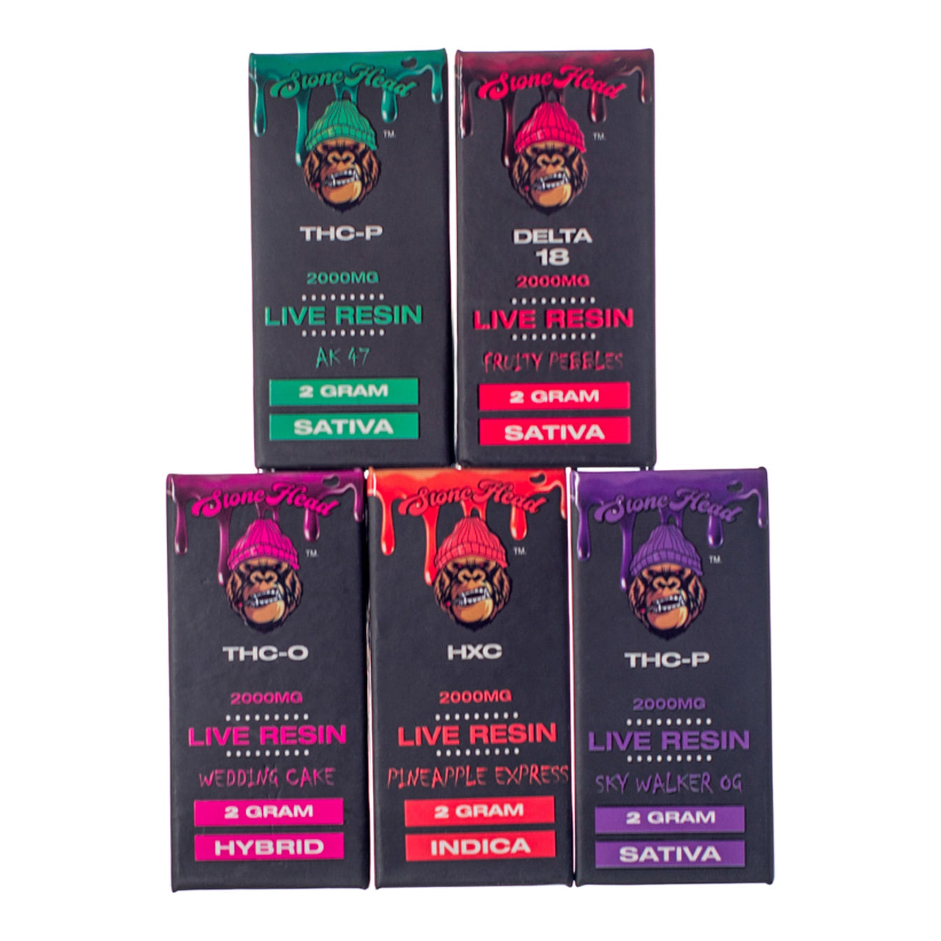 Stone Head Delta Cartridge - 2000mg - Everything 420