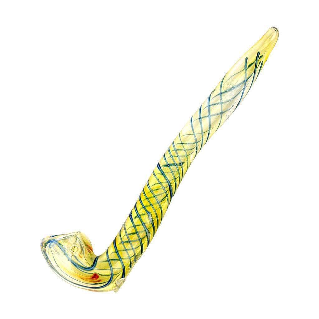 Striped Sherlock Pipe - 8.5in - Everything 420
