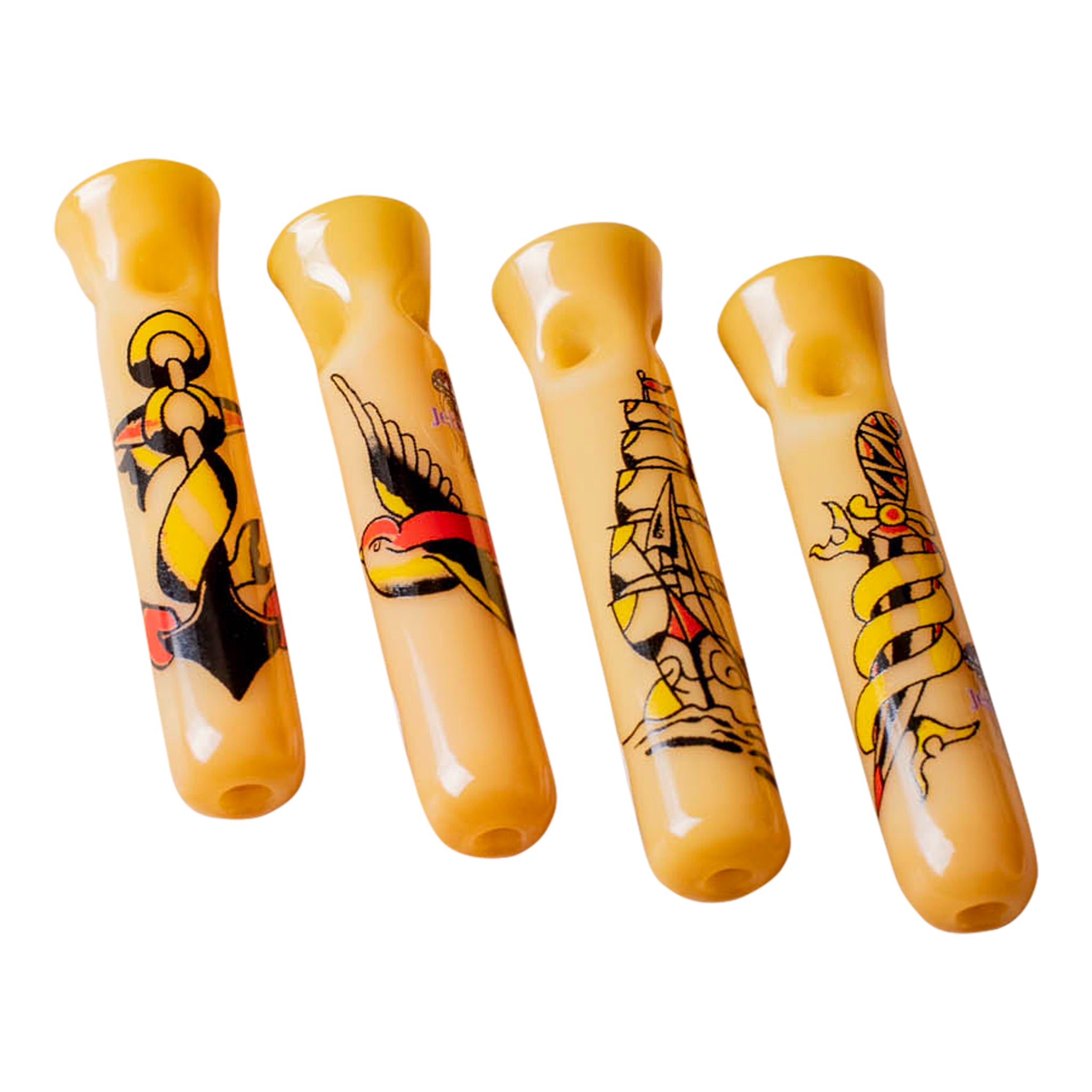 Tattoo Series Jax Bat Pipe - 3.5in - Everything 420