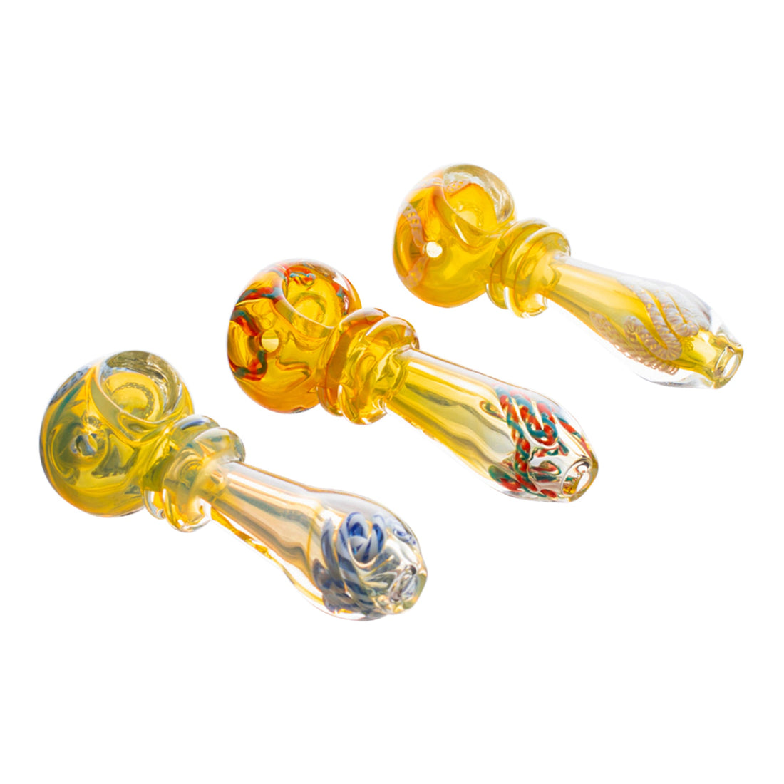 Tri Grip Glass Pipe - 5in - Everything 420